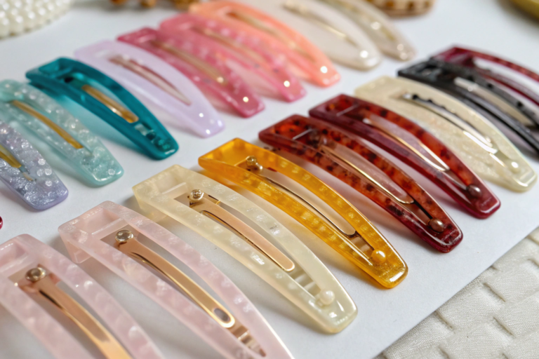 What Is the Difference Between Acrylic and Resin Hair Clips? - AceAccessory