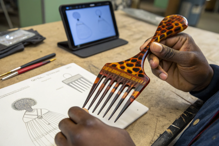 Can Your Factory Produce Custom Shaped Hair Picks for Natural Hair ...